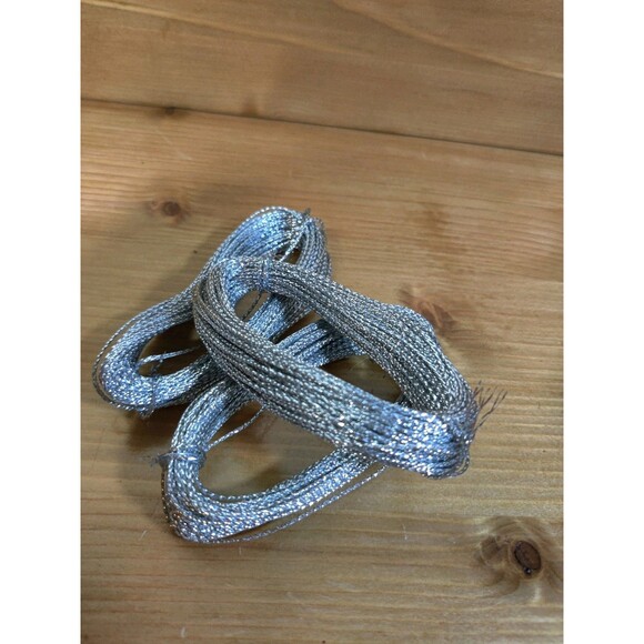 Unbranded | Office | 3 Hanks Glitter Metallic Crochet Yarn Shiny Woven ...